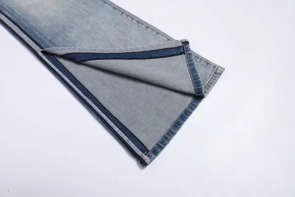 LIUREGALI Side Slit Jeans