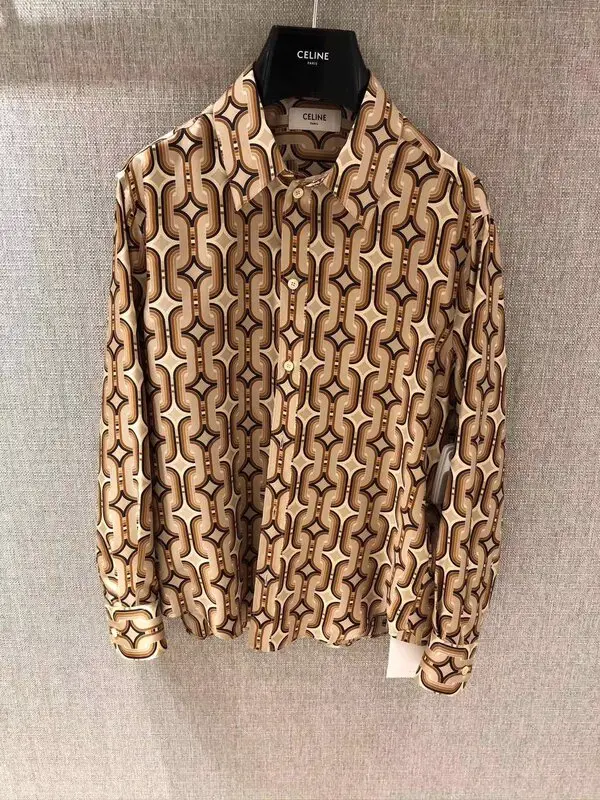 Celine Printed Silk Shirt