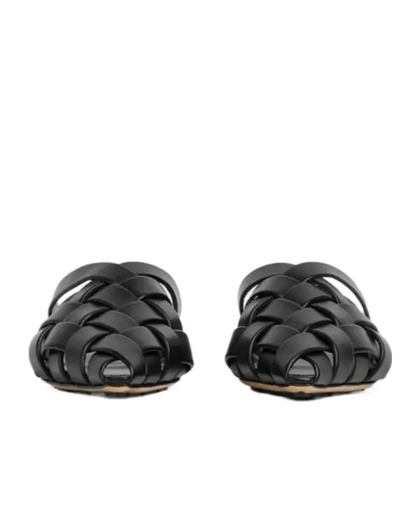 Bottega Veneta Intrecciato Leather Slip-on Sabot Slippers