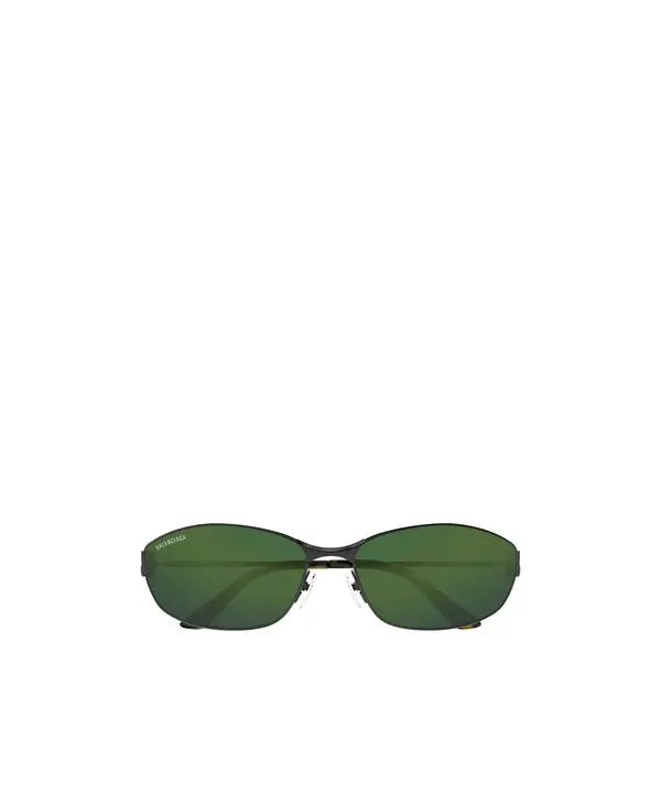 Balenciaga Rectangle-frame Sunglasses - Green
