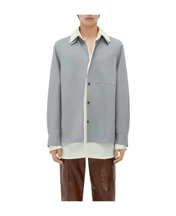 Bottega Veneta Double Layer Long-sleeved Shirt