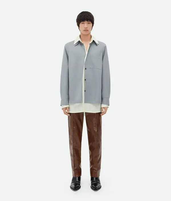 Bottega Veneta Double Layer Long-sleeved Shirt