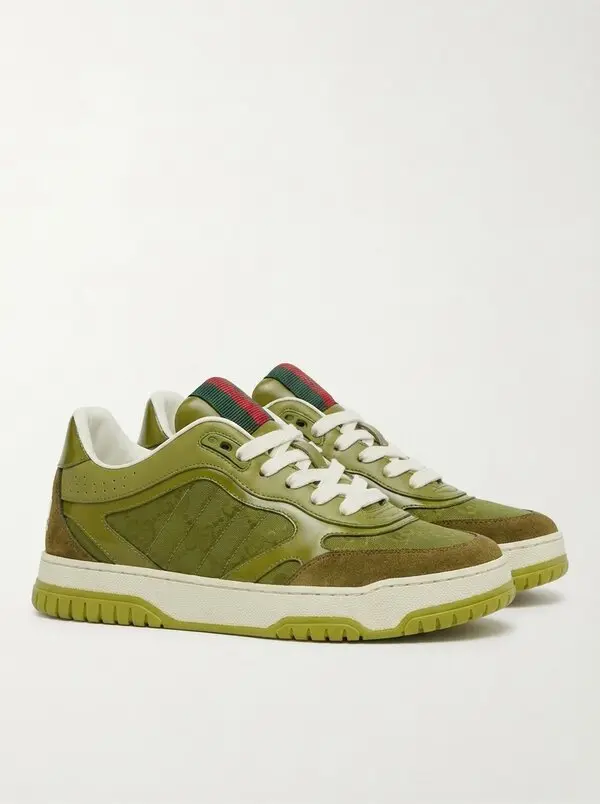 Gucci Re-web Sneakers - Green