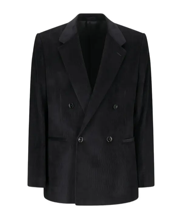 LARDINI Double-breasted Corduroy Jacket