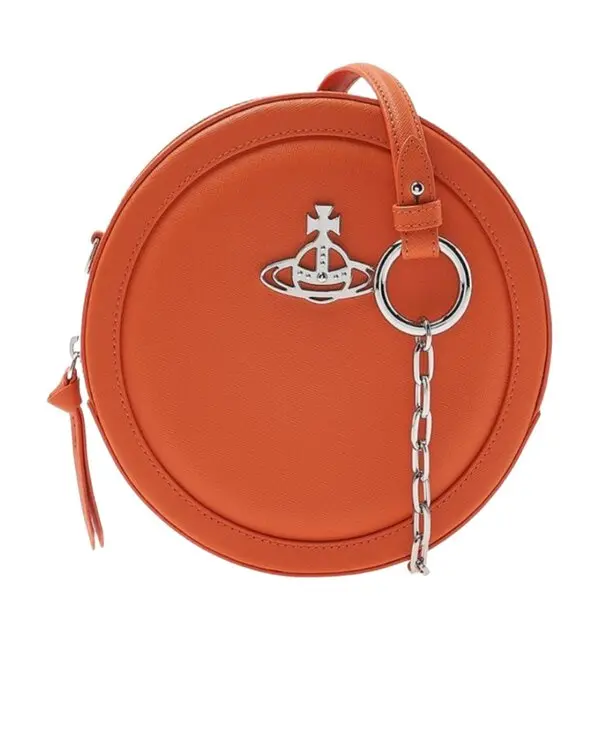 VIVIENNE WESTWOOD Round Shoulder Bag With Logo Detail