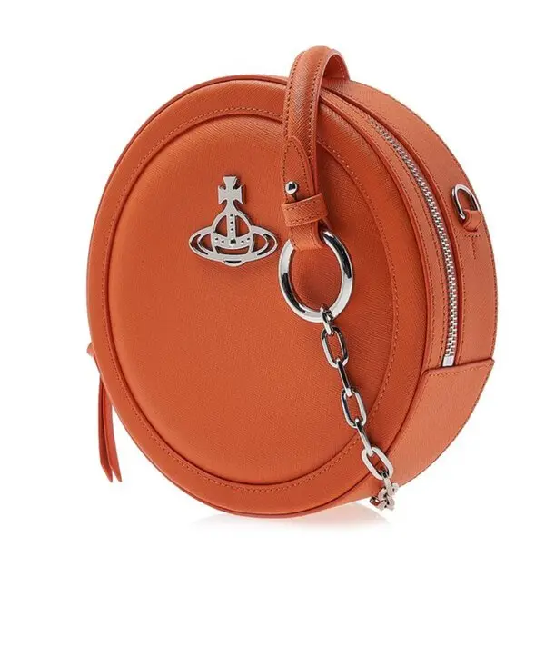 VIVIENNE WESTWOOD Round Shoulder Bag With Logo Detail