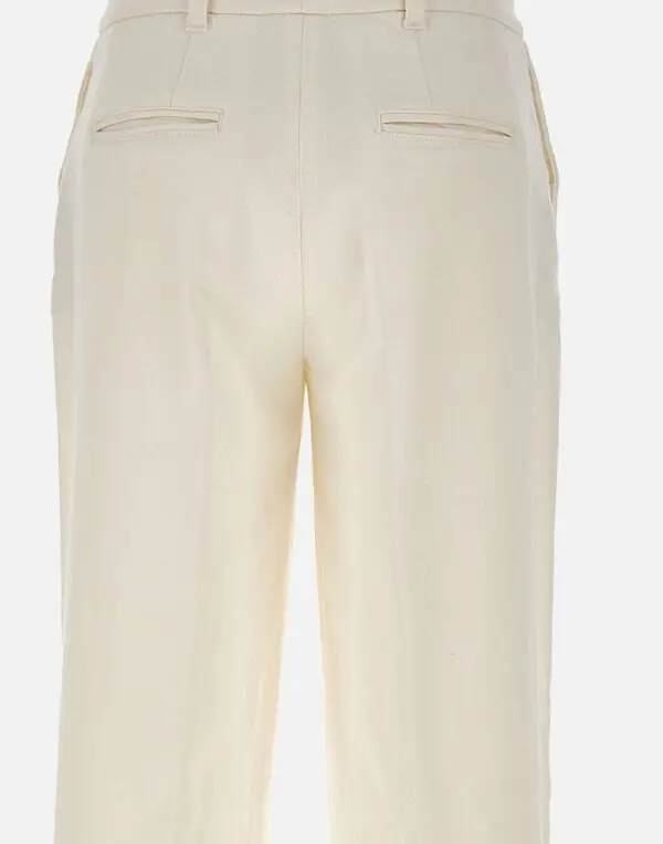 Eleventy Wide-leg Pressed-pleat Pants