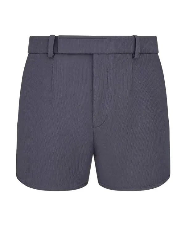 Dior Cropped Shorts With Embroidered Logo