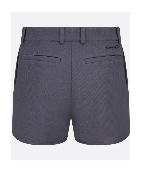 Dior Cropped Shorts With Embroidered Logo