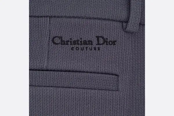 Dior Cropped Shorts With Embroidered Logo