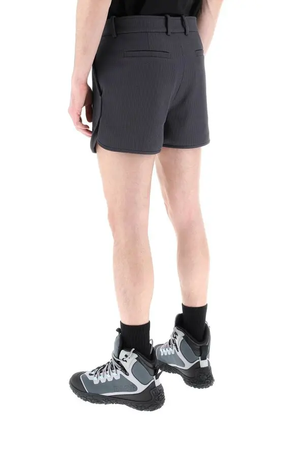 Dior Cropped Shorts With Embroidered Logo