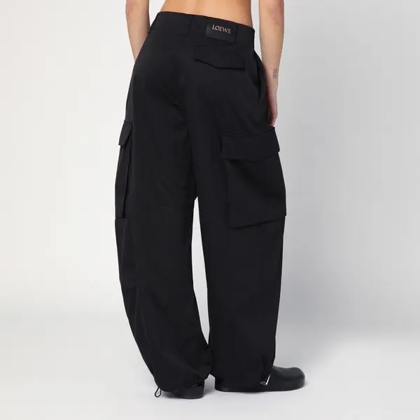 Loewe Cotton And Silk Cargo Trousers
