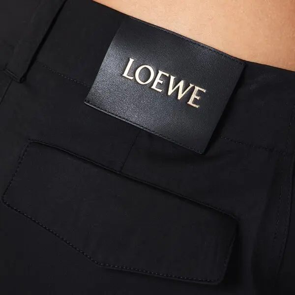 Loewe Cotton And Silk Cargo Trousers