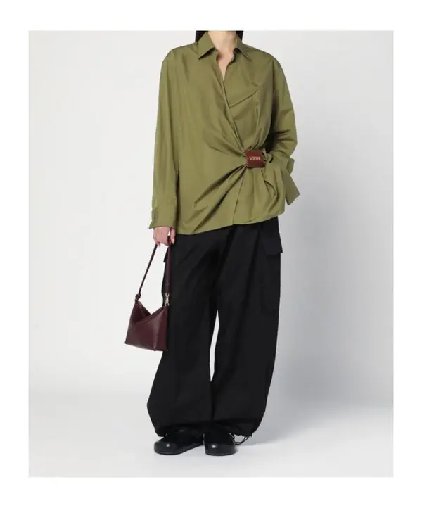 Loewe Cotton And Silk Cargo Trousers