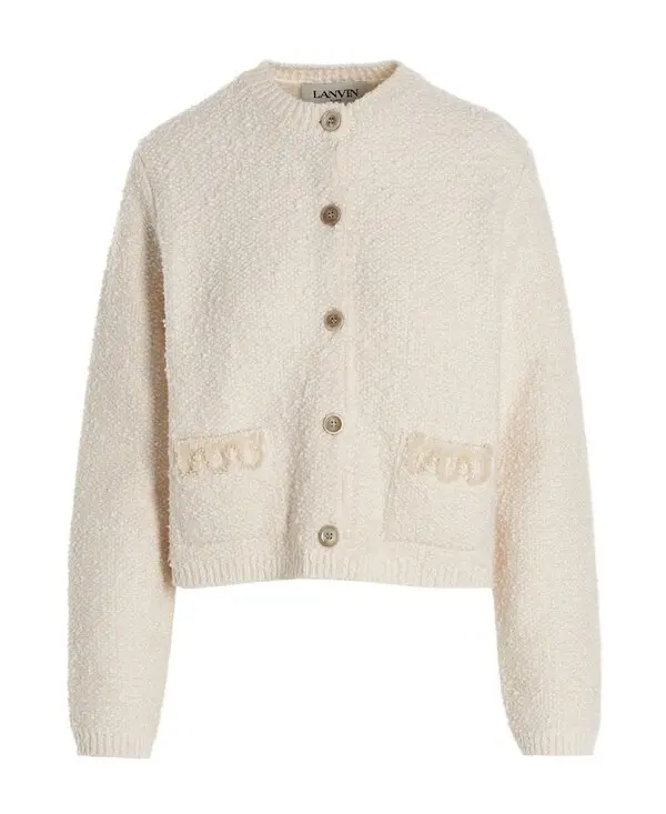 LANVIN Embellished Button-up Cardigan
