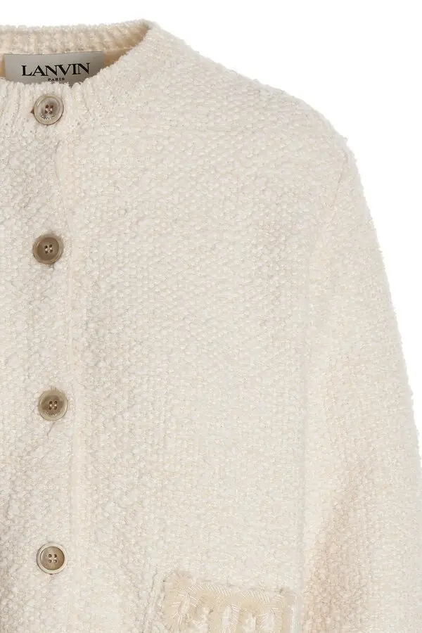 LANVIN Embellished Button-up Cardigan