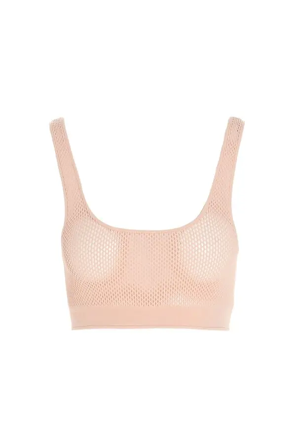 Fendi Layered Effect Mesh Bodysuit