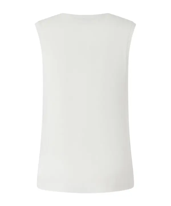 Pinko Heart-embroidered Sleeveless Tank Top