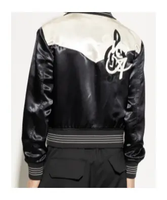 Amiri Logo Embroidered Bomber Jacket