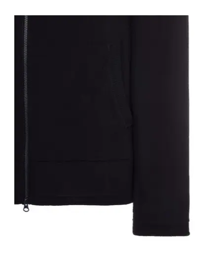 Stone Island High-necked Full-zip Hoodie With Logo Detail