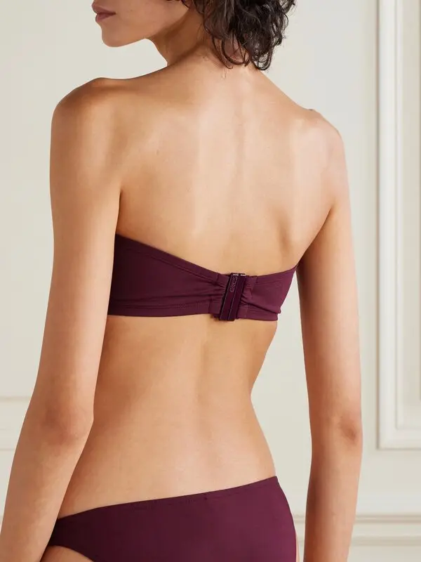 ERES Les Essentiels Show Bandeau Bikini Top - Wine Red