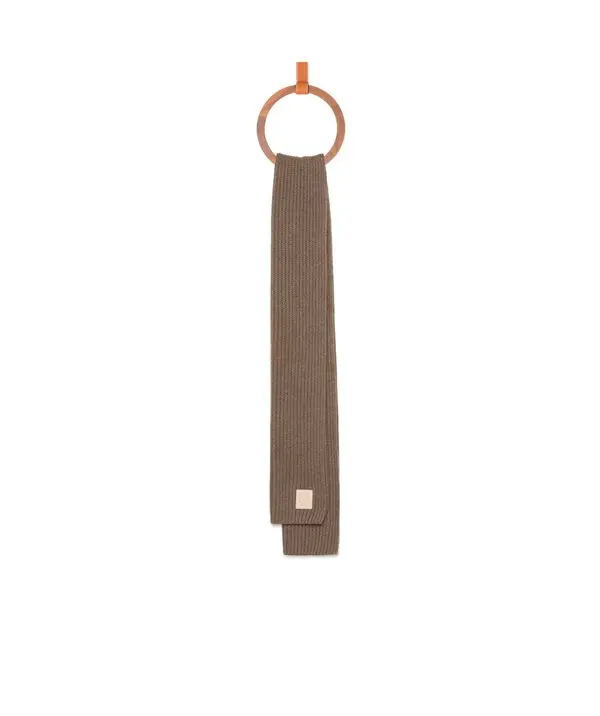 Loewe Scarf In Cashmere - Beige