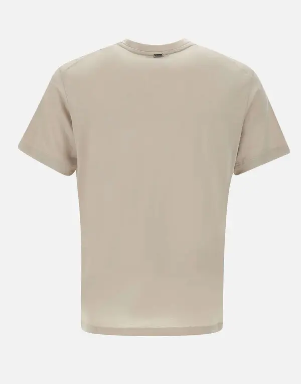 Herno Short-sleeved Crewneck Knitted T-shirt - Nude