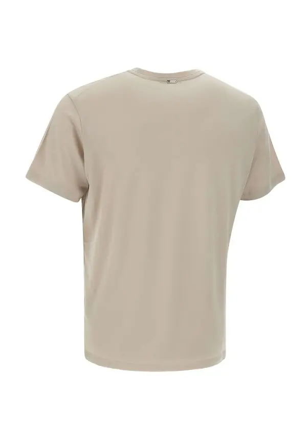 Herno Short-sleeved Crewneck Knitted T-shirt - Nude
