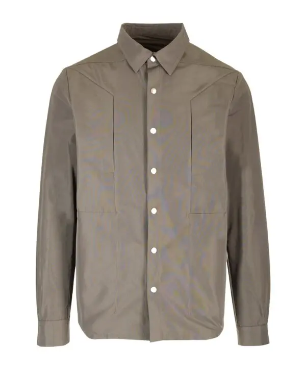 Rick Owens Fogpocket Shirt Jacket - Gray