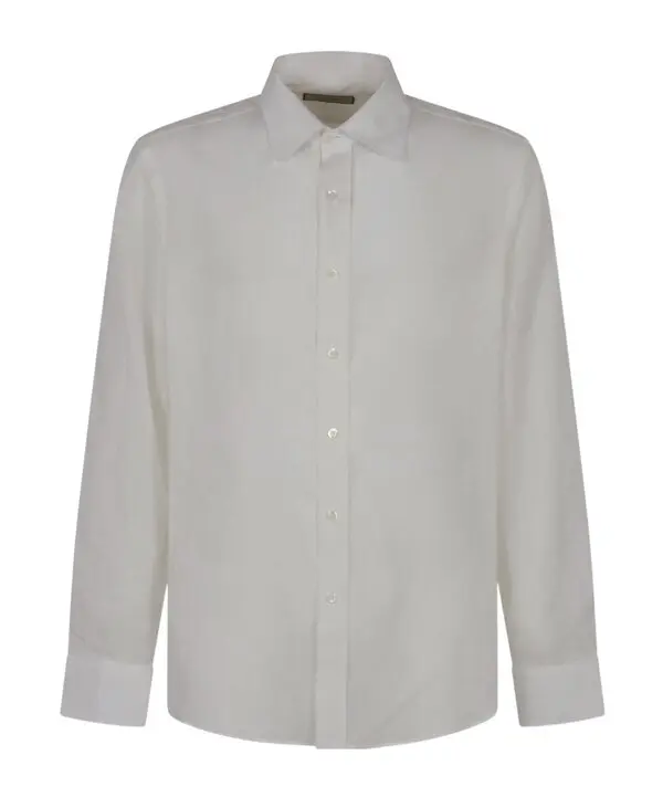 Canali Classic Long-sleeve Shirt - White