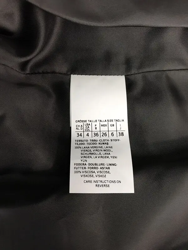Max Mara Long-sleeved Coat With Logo