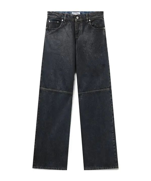 Stella McCartney High-rise Straight-leg Denim Jeans - Aged Blue