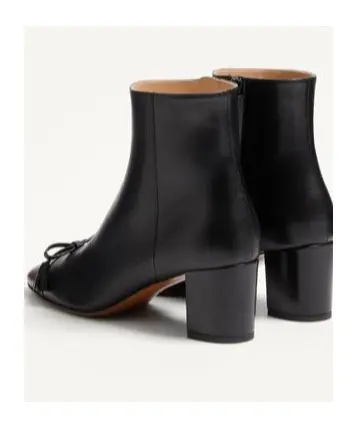 Valentino Garavani Vlogo Signature Ankle Boots - Black/coffee