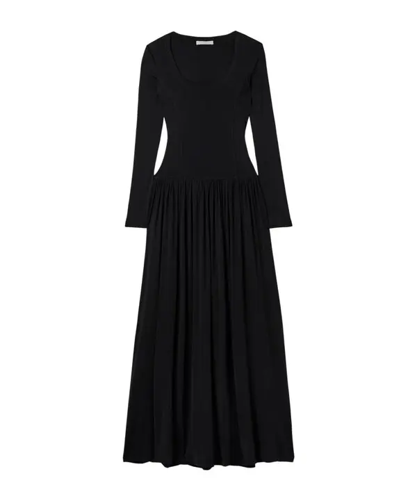 Ulla Johnson Amal Gathered Stretch-jersey Maxi Dress