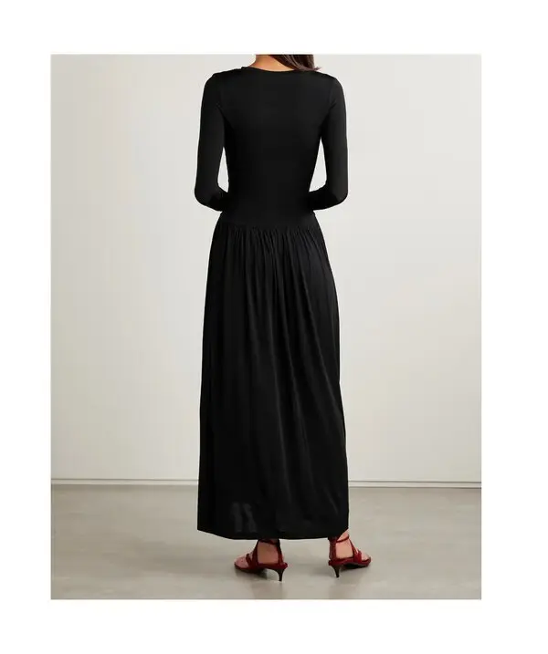 Ulla Johnson Amal Gathered Stretch-jersey Maxi Dress