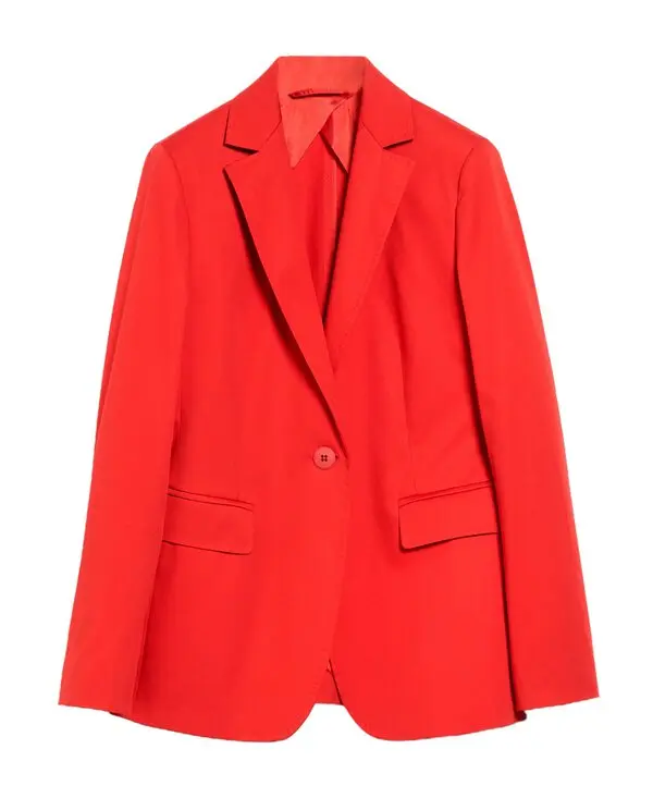 Max Mara Single-breasted Blazer - Red