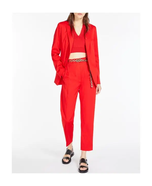 Max Mara Single-breasted Blazer - Red