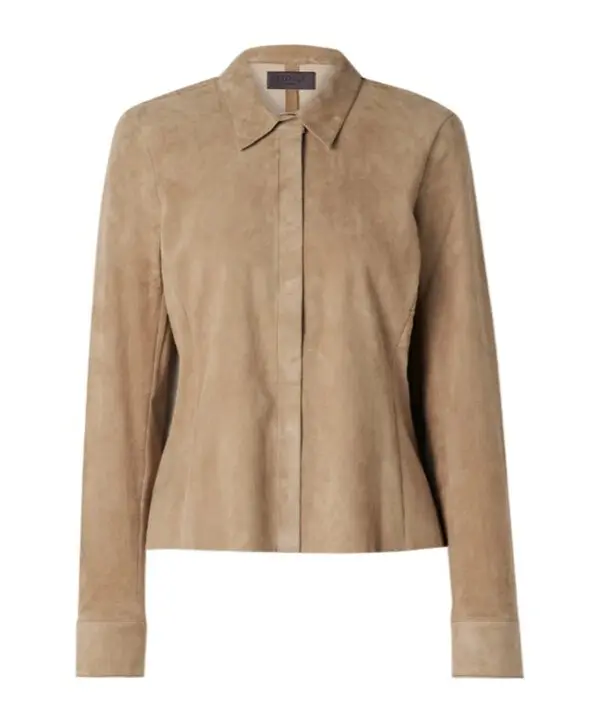 Stouls Suede Shirt - Nude