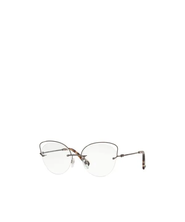 Valentino Garavani Logo Rimless Eyeglasses - White