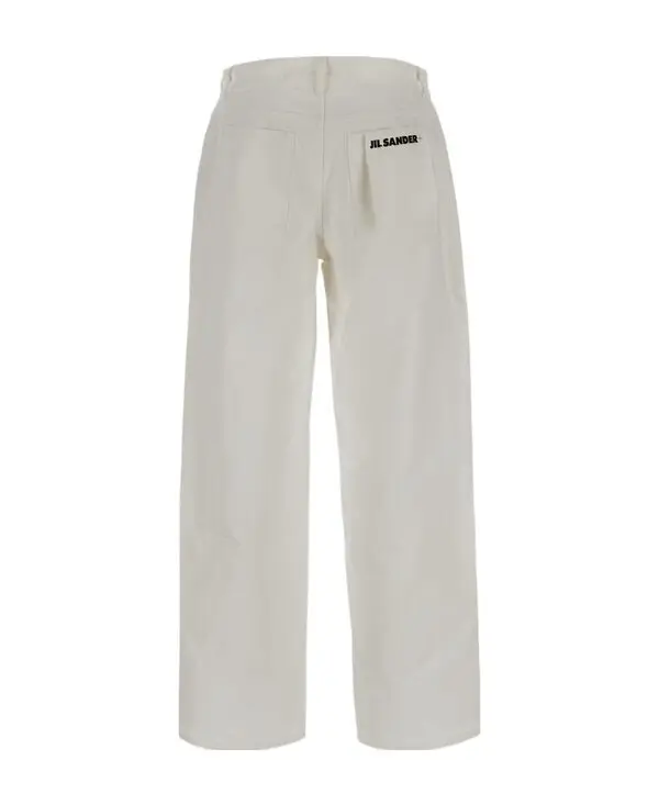 JIL SANDER Straight-leg Cotton Trousers