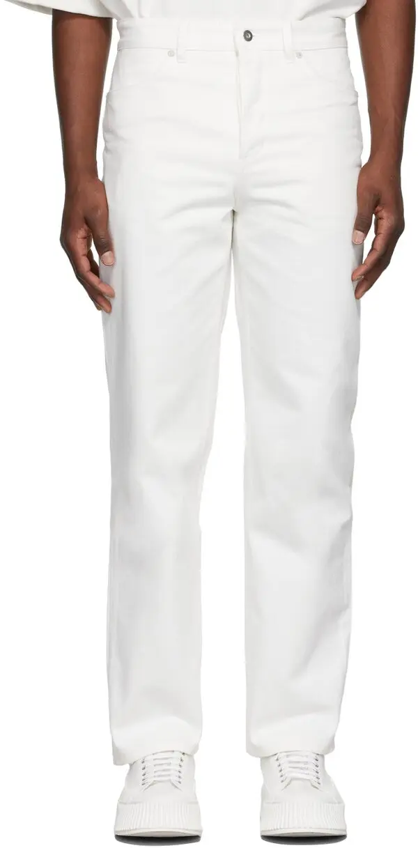 JIL SANDER Straight-leg Cotton Trousers