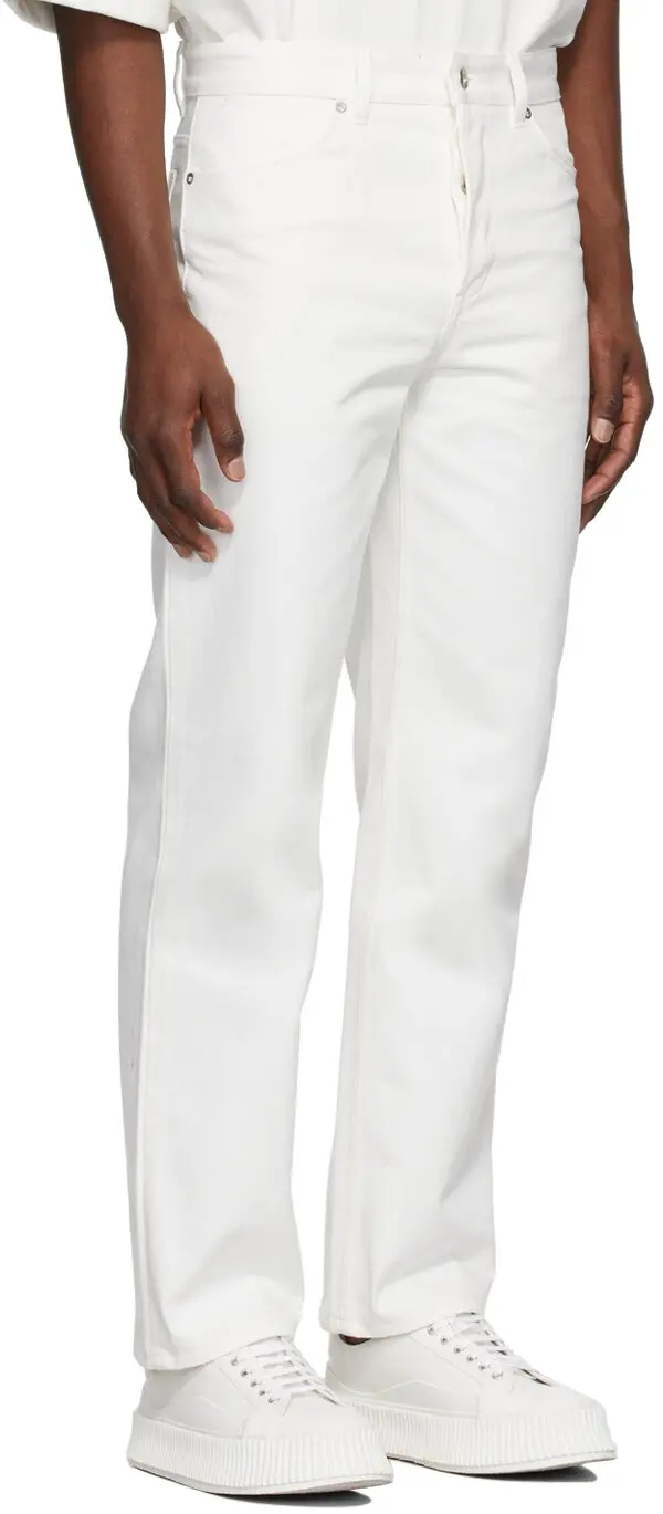 JIL SANDER Straight-leg Cotton Trousers