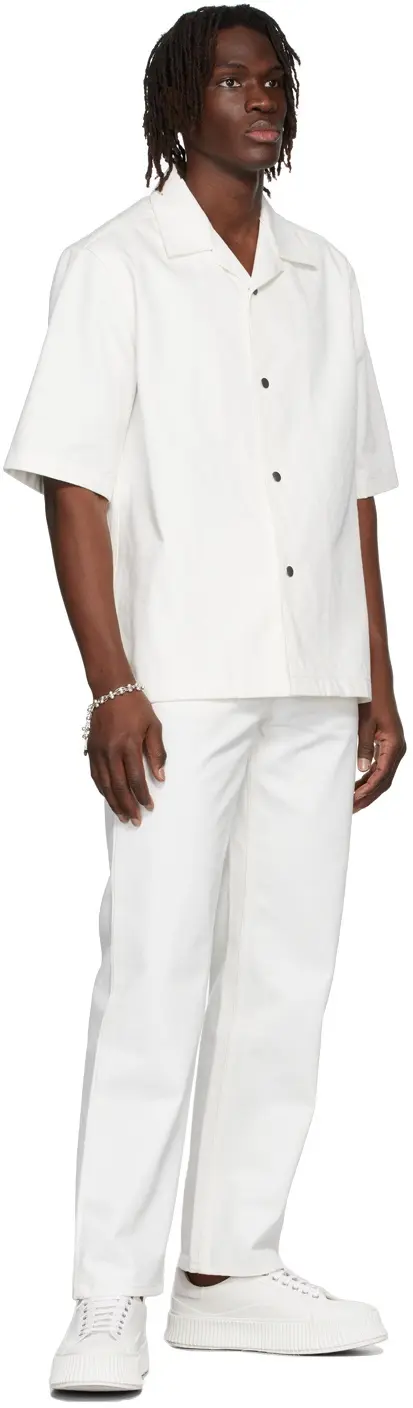 JIL SANDER Straight-leg Cotton Trousers