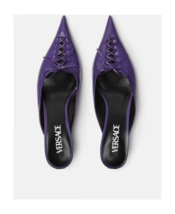 Versace 50mm Pointed Toe Mules