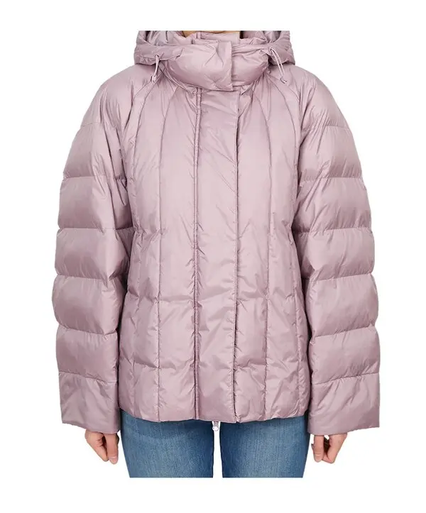 Max Mara Long Sleeve Down Coat - Nude