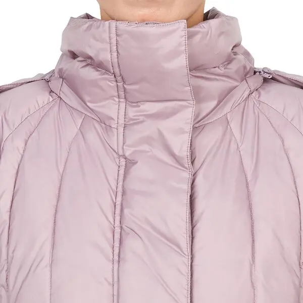 Max Mara Long Sleeve Down Coat - Nude