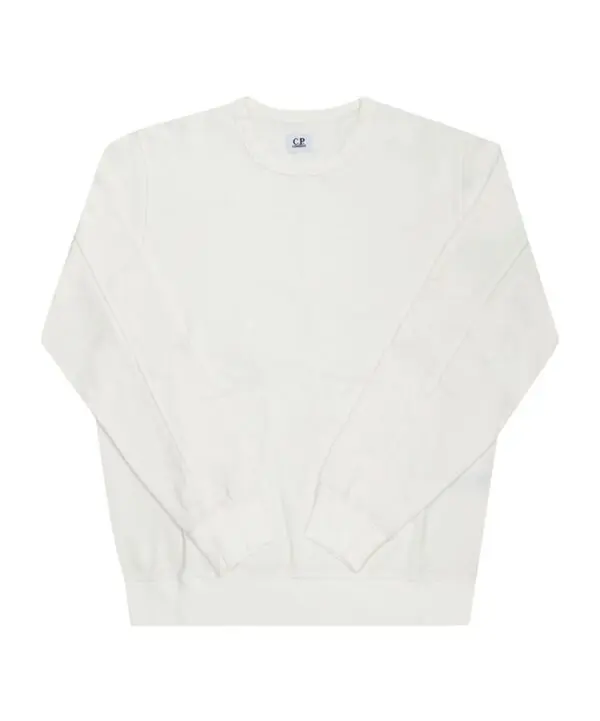 C.P. COMPANY Lens Fleece Sweatshirt - White