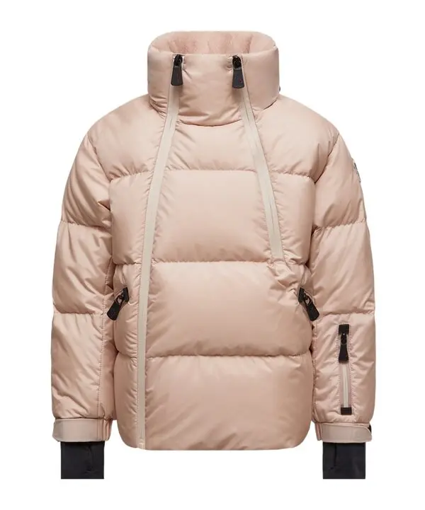 Moncler Uluguru Down Ski Jacket With Hood - Pink