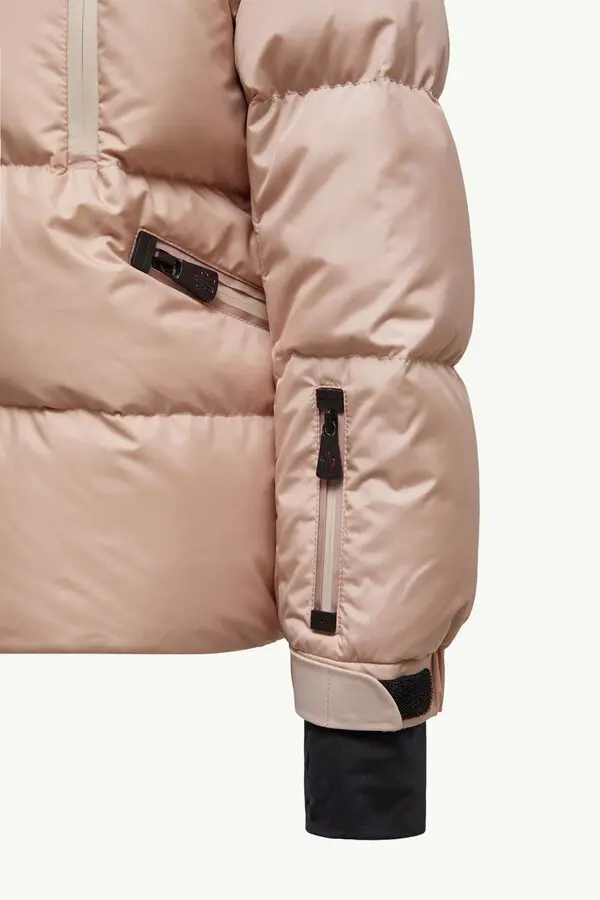 Moncler Uluguru Down Ski Jacket With Hood - Pink