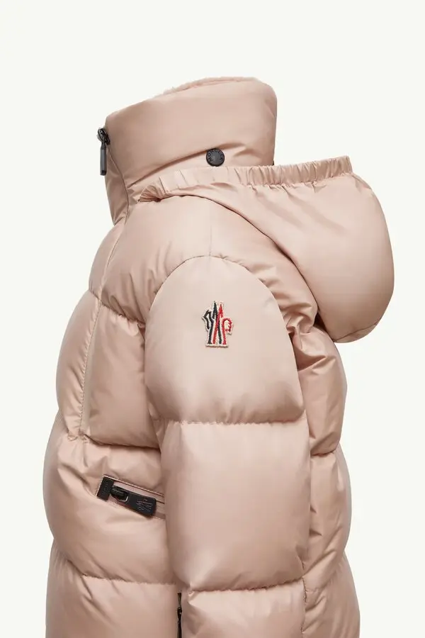 Moncler Uluguru Down Ski Jacket With Hood - Pink